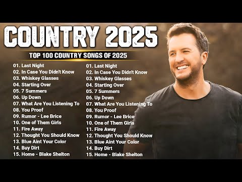 Country Music Playlist 2025 🔴 Luke Bryan, Morgan Wallen, Luke Combs, Chris Stapleton, Kane Brown