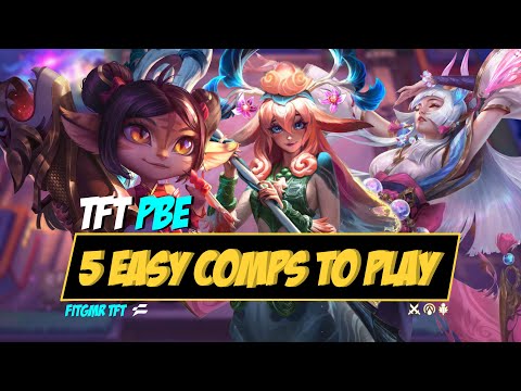 Set 11 TFT Masterclass | 5 Easy Comps to Play | PBE | Upsetmax | March 11, 2024
