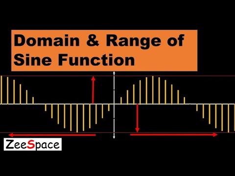 Domain and Range of Sine Function | Graph of Sine Function | Trigonometry | ZeeSpace | Zahid Abbas