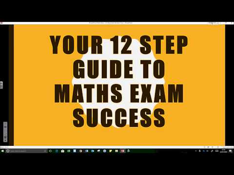 Top Tips for Maths Exam Success | mrgrahammaths