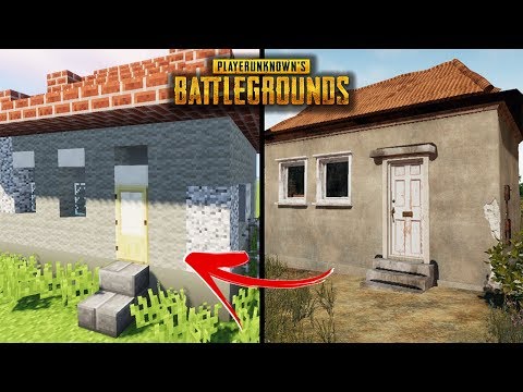 Minecraft - How To Build A PUBG House #4 | Player Unknown Battlegrounds ...