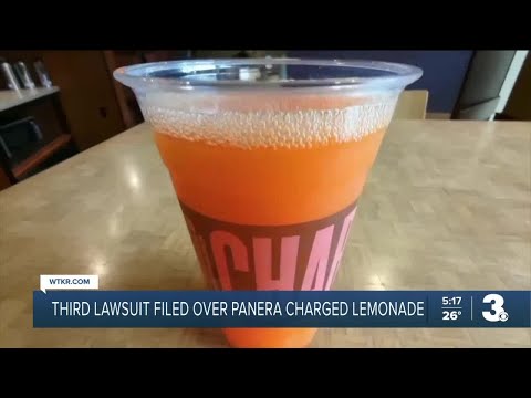 3rd lawsuit filed over Panera charged lemonade