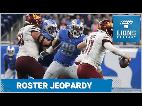 Which 3 Detroit Lions might be in jeopardy to make the roster?