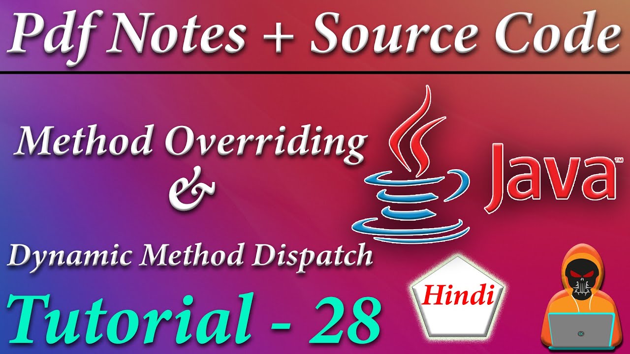 Method Overriding & Dynamic Method Dispatch in JAVA || JAVA Tutorial in Hindi #28 || Death Code