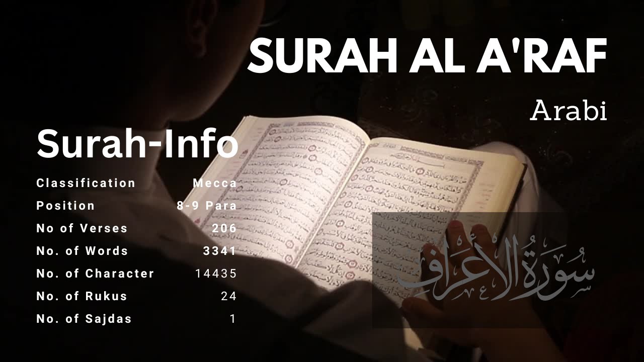 Surah Al A raf 007 Arabic Recitation Mishary bin Rashid Alafasy