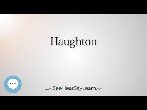 Haughton (How to Pronounce Cities of the World)💬⭐🌍✅
