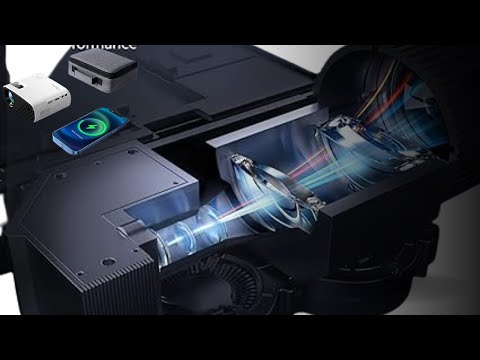 Mini Projector for iPhone, ELEPHAS 2024 Upgraded 1080P HD Projector