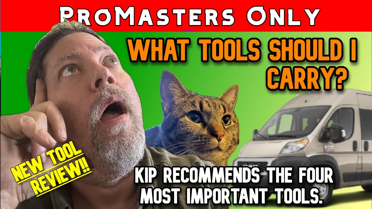 Ram Promaster: Kip's Best Advice. What Tools Should I Carry? What's Not Needed. Test Light Review.
