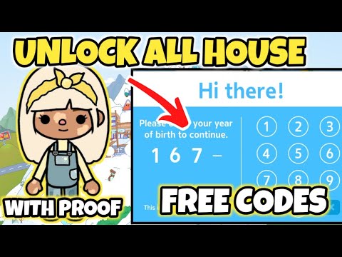 *Unlock All House* Toca Life World || Free Code Toca Boca - With Proof