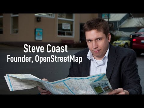 Steve Coast: Anything for the love of open mapping data, OpenStreetMap