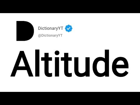 Altitude Meaning In Bengali