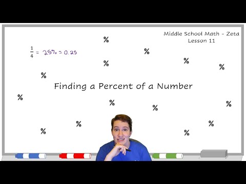 KStevMath - Finding a Percent of a Number - Math U See Zeta - Lesson 11