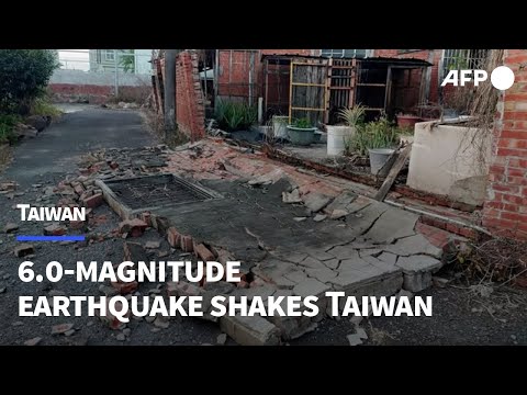 Video | 6.0-magnitude earthquake shakes Taiwan | AFP | Hatha Alyoum