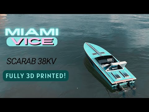 Scarab 38Kv - Miami Vice - Fully Printable RC Boat 1:10 by Matu7322 ...