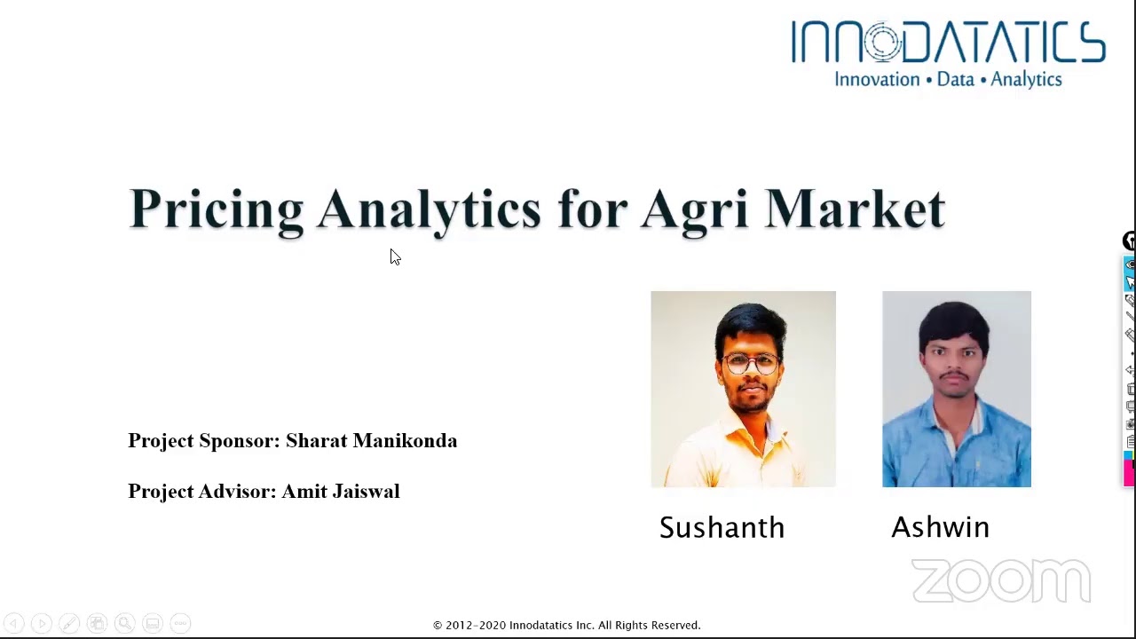 Project Presentation - Pricing Analytics for Agri Market