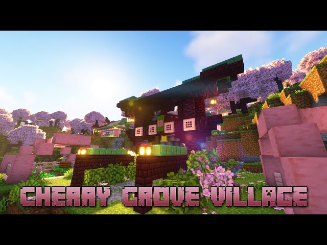 Cherry Villages Minecraft Data Pack