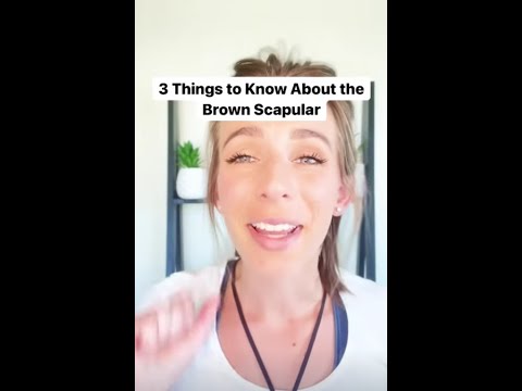 3 Things to Know About the Brown Scapular!