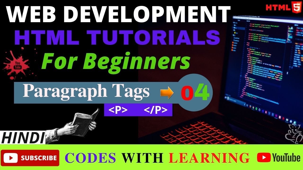 #4 HTML Paragraph Tags Tutorial In Easiest Way Possible | Web Development