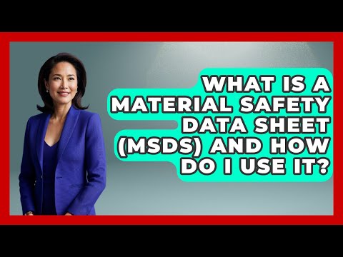 What Is A Material Safety Data Sheet (MSDS) And How Do I Use It? - Insects and Invaders