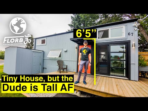 6.5-ft Tall Guy Builds Himself the Perfect Tiny House, Has Two Lofts ...