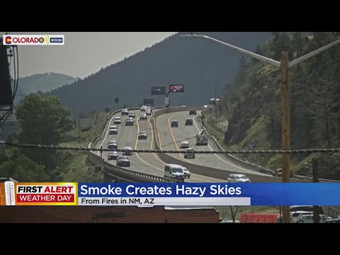 Hazy Skies Are Being Caused By Smoke From Fires Burning In Arizona & New Mexico