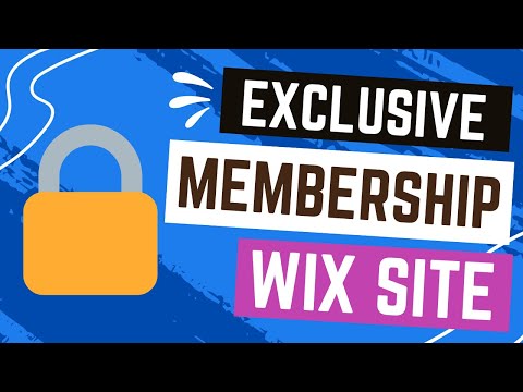 How To Create A Wix Membership Website Intro