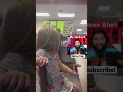 Little girl witnesses her first Karen