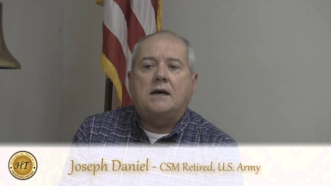 Joseph Daniel: Command Sergeant Major (retired), US Army