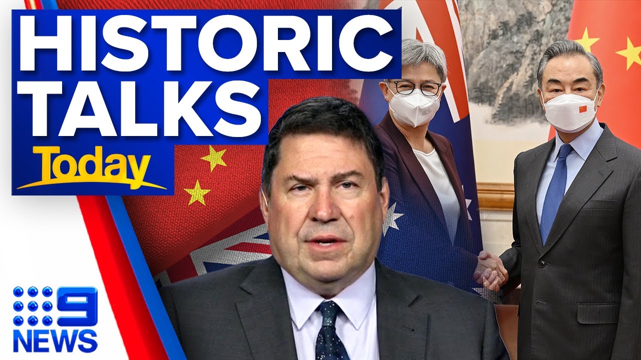 Inside Penny Wong's high stakes meeting with Chinese counterpart | 9 News Australia
