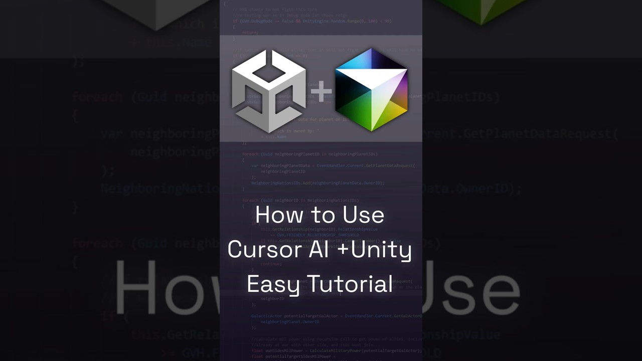 DISCOVER the Secret to Easy AI Coding with Cursor AI and Unity! (Tutorial)