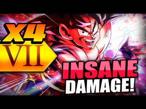 THE MOST FUN I'VE EVER HAD!! 4x Zenkai Buffed Kaioken Goku! (Dragon Ball LEGENDS)