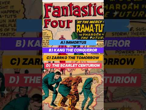 Who was Pharaoh Rama-Tut alter ego? #marvel #fantasticfour #marvelcomics