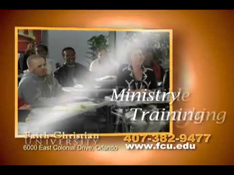Faith Christian University provides Bible education and ministry training.