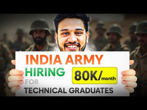 Indian Army Hiring for Engineering Students | Technical Recruitment TGC 142