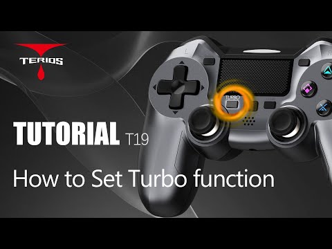 TERIOS Gaming - How to Set up Turbo? (Controllers T19 for Playstation 4)