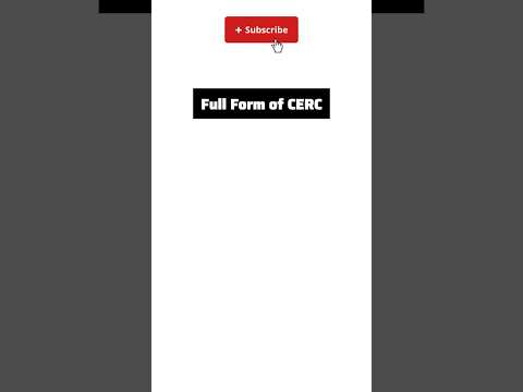 Full Form Of CERC #class12#gseb#oc#commerce
