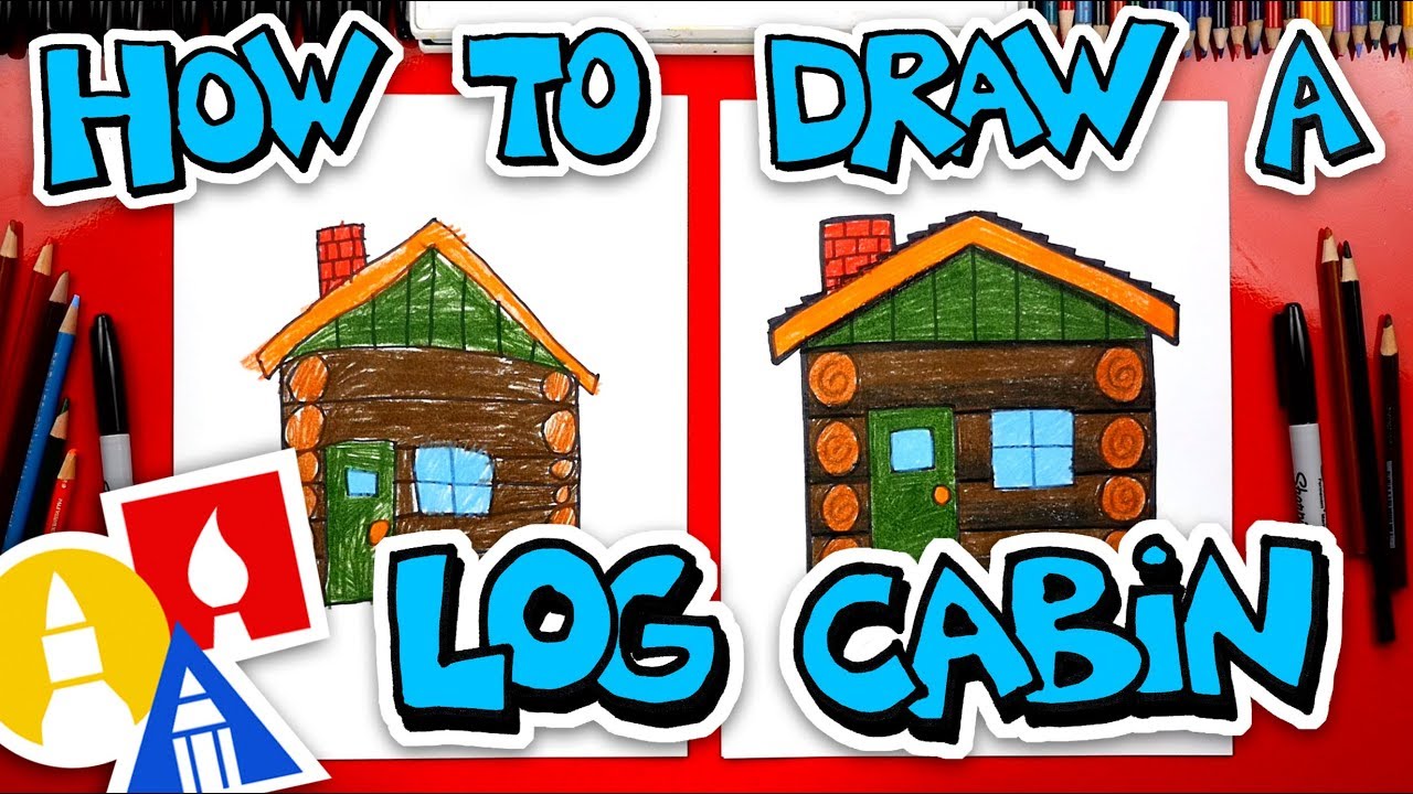 How To Draw A Log Cabin
