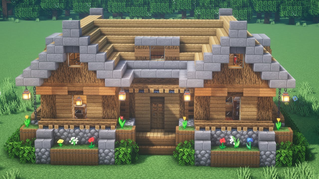 Minecraft: How to build a multiplayer survival house - Minecraft Builders