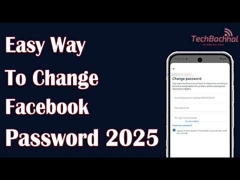 How To Change Facebook Password 2025
