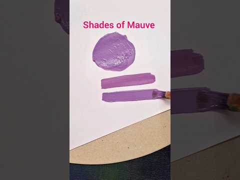 How to get Mauve colour | acrylic colour mixing to get Mauve #colourmixing #howto #shorts #mauve