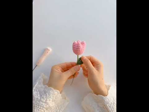 Crafting Pink Tulips in Bloom #PinkTulips #SpringBlooms