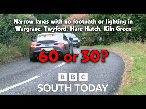 60 or 30mph in leafy lanes? BBC reports Wokingham council response