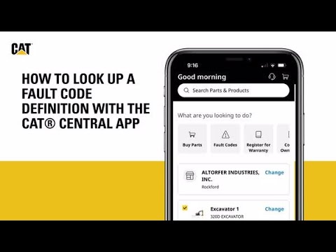 How To Lookup a Fault Code with the Cat Central app