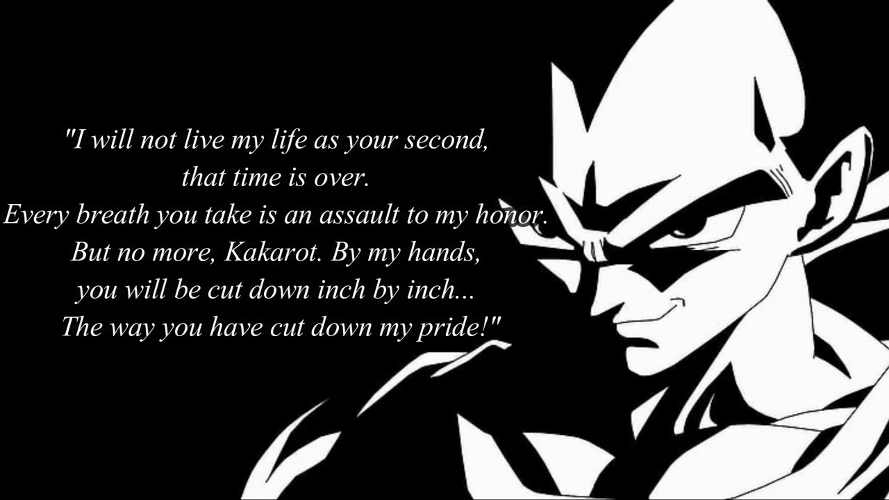 VEGETA QUOTES