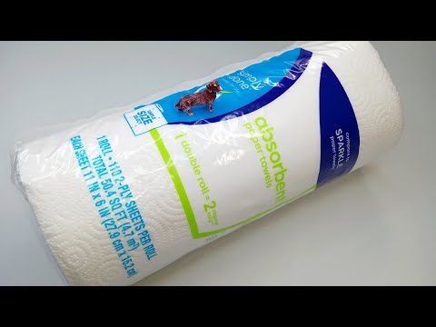 Unboxin Doxin - Simply Done Absorbent Paper Towels 1 Double Rolls (2 Regular Rolls)