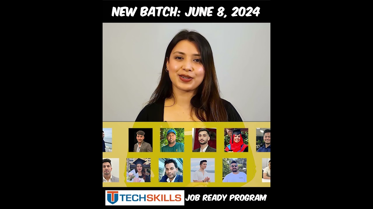 New Batch Starting from 8th of June, 2024 #TechSkills #JobReady #careerdevelopment #australia