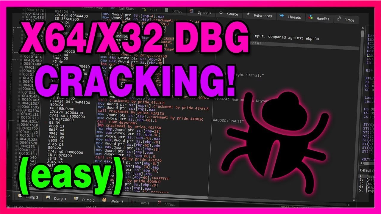 how to use x64dbg - BASIC TUTORIAL