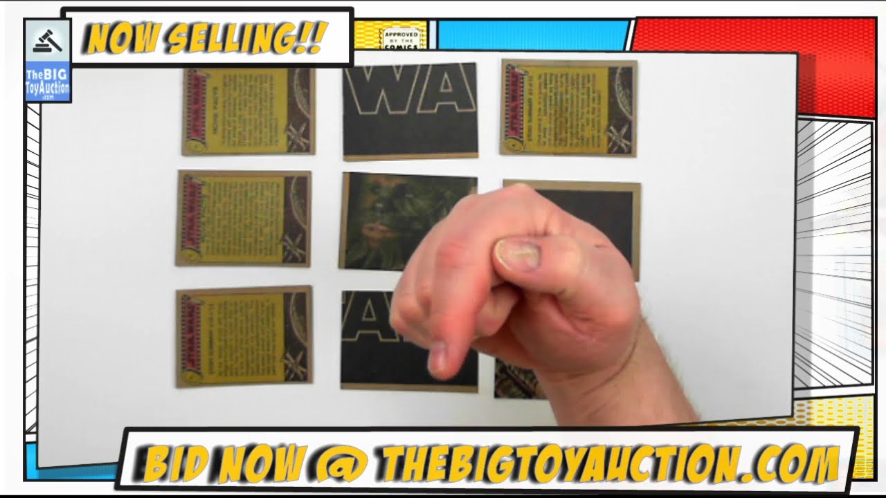 1977 Star Wars Topps Trading Cards - Video Condition Report