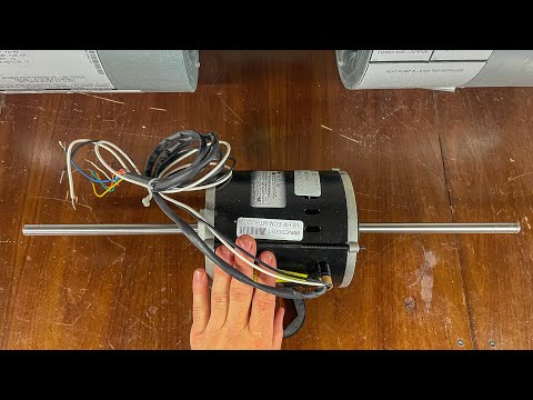 Dual Shaft ECM Blower Motor Replacement indoor furnace/AC