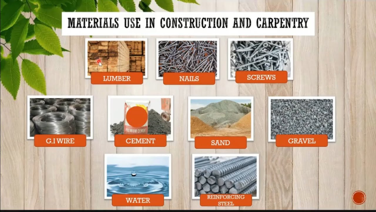 MELCS LO1 CARPENTRY TOOLS AND EQUIPMENT